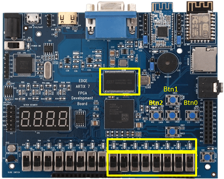 EDGE Artix 7 FPGA Development Board Demonstration Manual