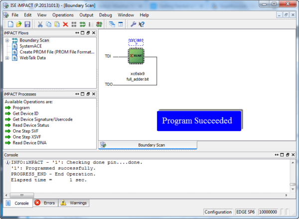 Getting Started With Xilinx Ise 147 For Edge Spartan 6 Fpga Kit