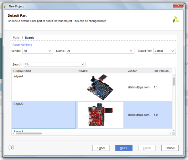 PS UART, DDR3, Ethernet, Button and LED demo on EDGE ZYNQ SoC FPGA kit