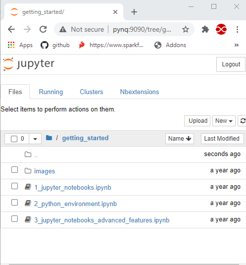 Getting Started with PYNQ using EDGE ZYNQ SoC FPGA kit